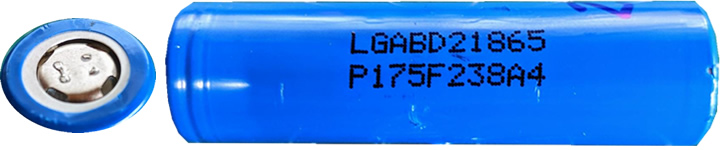 LG LGABD21865, INR18650D2 18650 Blue White