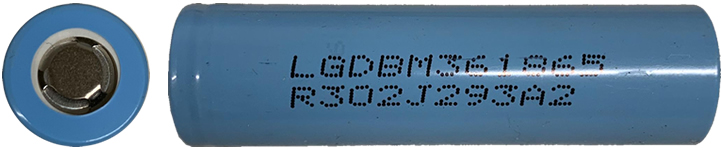 LG LGDBM361865, INR18650M36 18650 Blue White