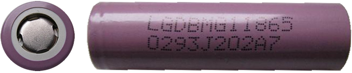 LG LGDBMG11865, INR18650MG1 18650 Purple White