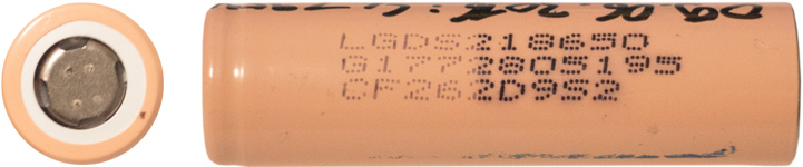 LG LGDS218650, ICR18650S2 18650 Peach White